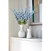 Amazon.com: IPOPU Blue Silk Flowers 9PCS Blue Delphinium Artificial ...