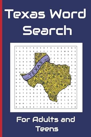 Texas Word Search: Word Searches with Easy-to-Read Print about the ...