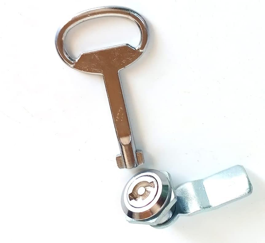 KAMSTEALTH Panel Lock With Key - Zinc Chrome Electric Control Panel for ...