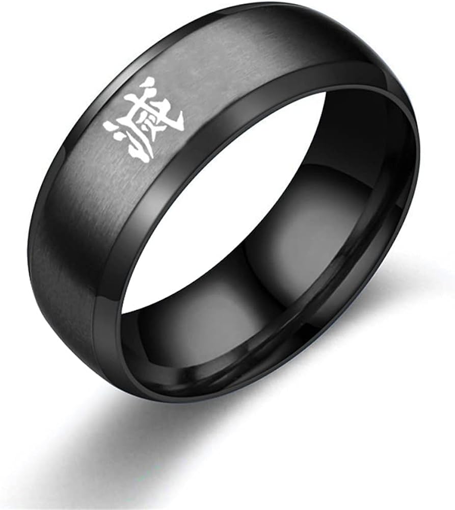Sora Tuki Demon Slayer Rings for Men Anime Kimetsu No Yaiba Ring ...