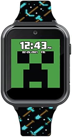 Amazon.com: Accutime Minecraft Kids Black Educational Learning ...
