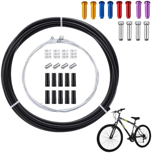 Universal Brake Cables Bike Kit, 4 Pcs Inner Brake Cable, Bike Repair ...