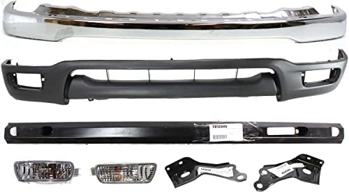 Amazon.com: CPP Chrome Steel Front Bumper for 2001-2004 Toyota Tacoma ...