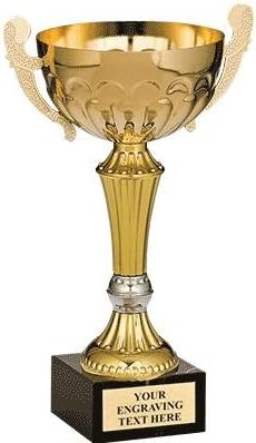 Amazon.com : Gold Cup Trophy - Metal Cup Trophies - Cup Trophy : Sports ...