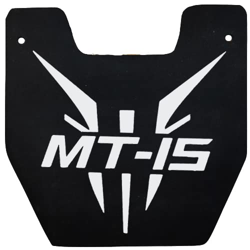 MT-15 VERSION1.0 MUD Flap for Protect Shock Absorber (White) : Amazon ...