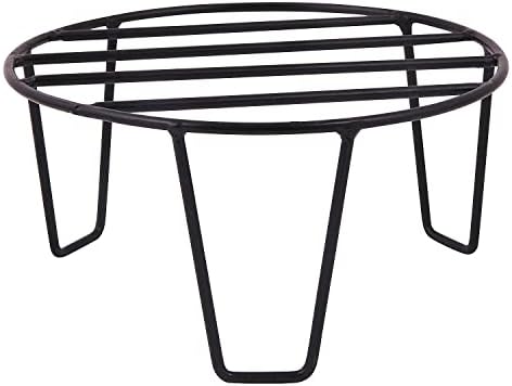 NAYRA Metal Planters Square Shape Thick and Strong Leg |Black Stand ...