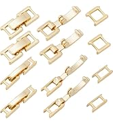 Amazon.com: SUNNYCLUE 1 Box 12PCS 24K Gold Plated Fold Over Clasp ...