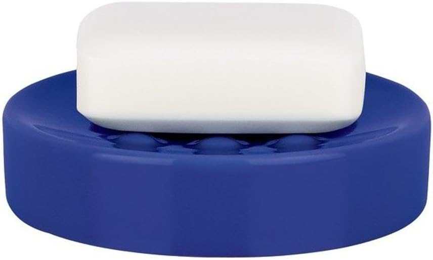 Amazon.com: Spirella Tube Stoneware Soap Dish, Navy : Home & Kitchen