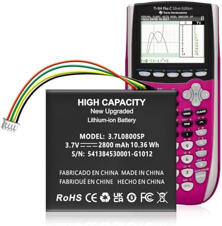 Amazon.com: Rechargeable Battery for TI Nspire/TI Nspire CAS, CX, CX ...