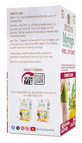 Snapklik.com : Hyleys Moringa Oleifera And Green Tea Turmeric Flavor ...