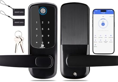 SIANNHOA Deadbolt Smart Lock-Keyless Entry Door Lock with Handle ...