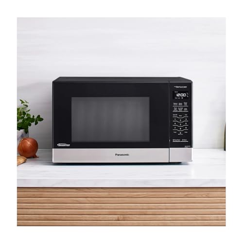 Panasonic NN-SN65KB Microwave Oven with Inverter Technology 1200W, 1.2 ...