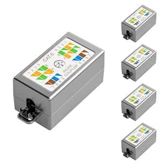 Iwillink 5-Pack 10Gbps Shielded Ethernet Junction Box,Cat6 Junction Box ...