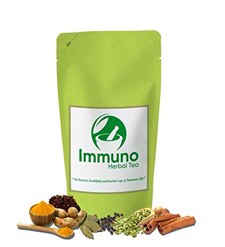 Immuno Herbal Spiced Tea for Cold & Cough, Herbal Tea, Kadha, 100% ...