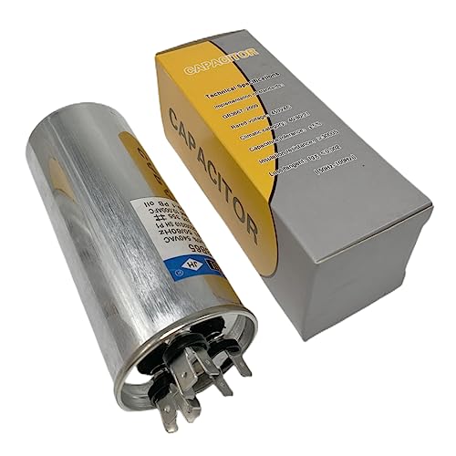 Snapklik.com : 40/5 uF 40+5 MFD 370VAC Or 440VAC Dual Run Start Round A ...