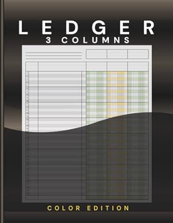 Amazon.com: Ledger with 3 Columns (Yellow & Green Color Edition ...