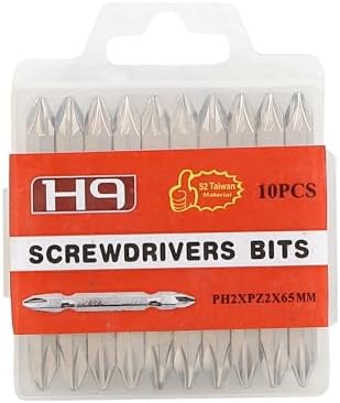 PH2 Bit Screwdriver Plus and Minus Bit Set 10 Pieces (Shape ...