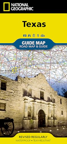 Texas Map (National Geographic Guide Map)