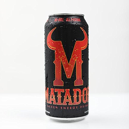Amazon.com : Matador Green Energy Drink 16oz (Pack of 24) : Grocery ...