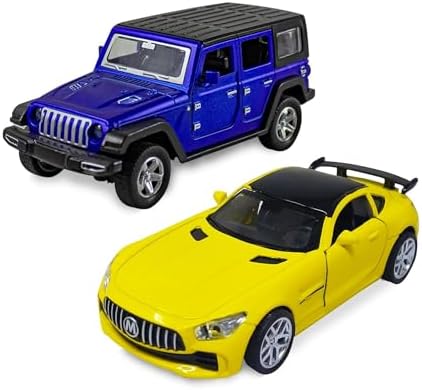 4AJ BAZAAR Small Diecast Pull Back Metal Car for Kids- Alloy Metal Die ...