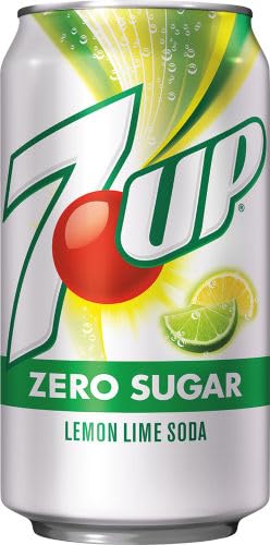 Amazon.com : ZERO SUGAR 7UP Soda Lemon Lime Flavored (Pack of 10 Cans ...
