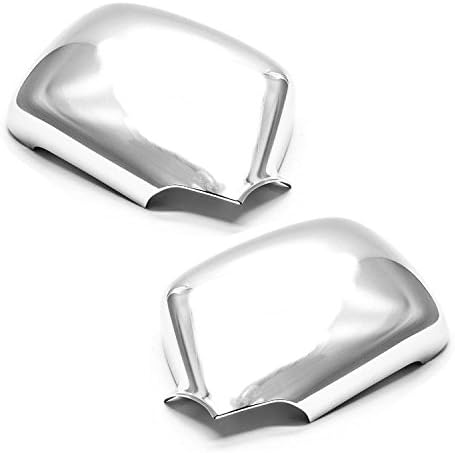 Amazon.com: X AUTOHAUX 1 Pair Exterior Triple Chrome Plated Half Mirror ...