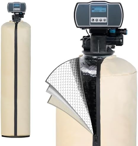 Water Softener Cover Outdoor, 3 Layers Insulation Water Softener Tank ...