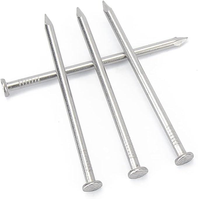 BOUACOUA Stainless Steel Masonry Nails Concrete Hard Wall Nails 2 ...