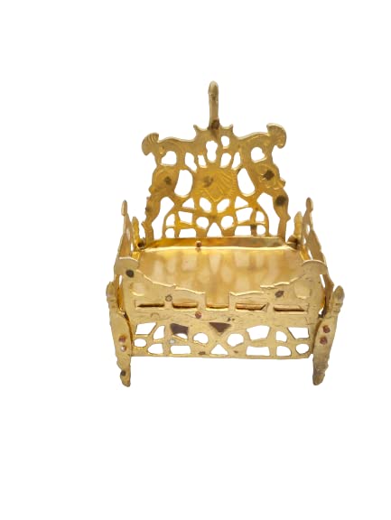 Buy Latest Pure Brass Small SINGHASHAN/Brass SINGHASAN for GOD Idols ...