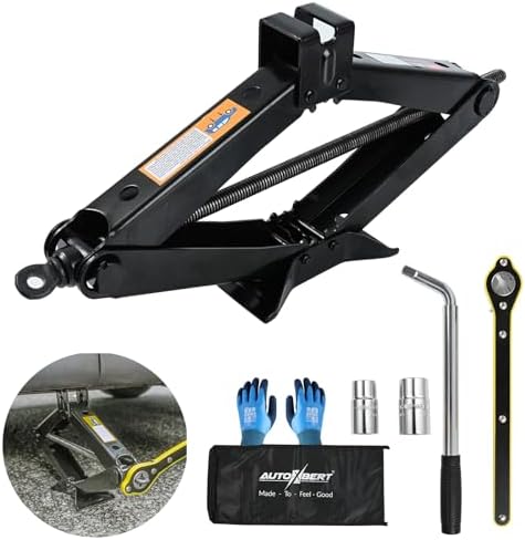 Amazon.com: Car Jack Kit Scissor Jack for Car 2.5 Ton (5511 lbs) Tire ...
