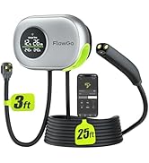 Amazon.com: FlowGo Tesla Charger 40A Level 2 EV Charger NACS 240V with ...