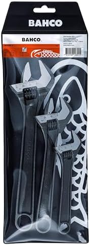 Bahco Adjustable Spanner Triple Pack Contains 8070 8071 8072 16 Degree ...