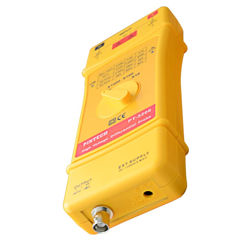 PINTECH PT-5208(100MHz,8000V) Oscilloscope Differential Probe: Amazon ...