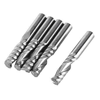 CNC Milling Machine Drill Bits Single Edge Milling Cutter Dual Flute ...