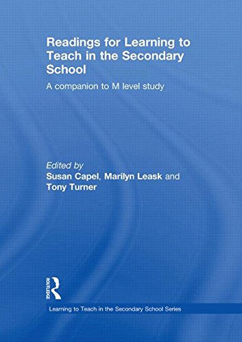 Readings for Learning to Teach in the Secondary School: A Companion to ...