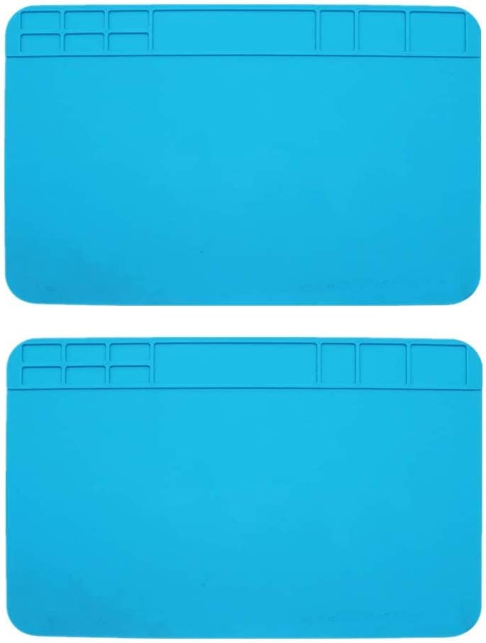 S-160 45x30cm Heat Insulation Silicone Pad Desk Mat Maintenance ...