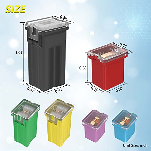 Snapklik.com : Joinfworld 36 Pcs Jcase Fuse Automotive Tall/Standard ...