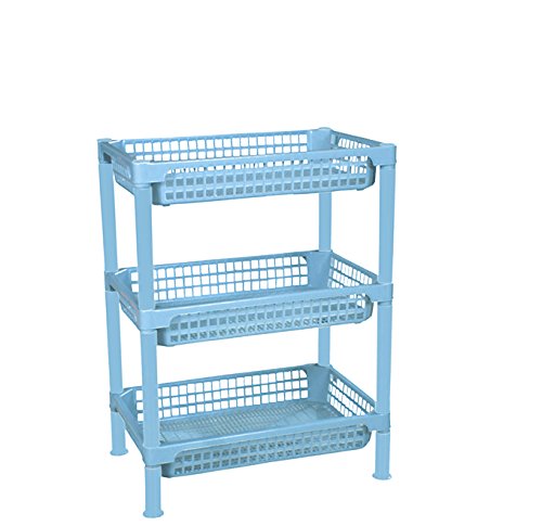 Aristo Majesty 3 Layer Plastic Rack for Kitchen, Offices, Home ...