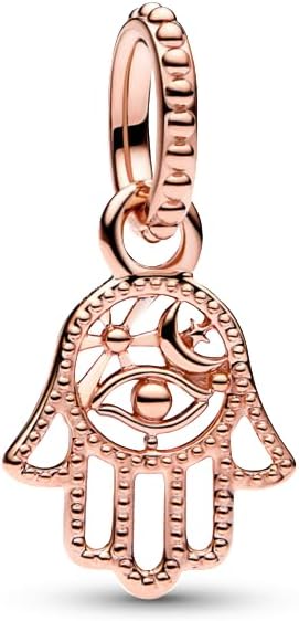 Amazon.com: Pandora Protective Hamsa Hand Dangle Charm - Intricate ...