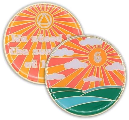 Amazon.com: 6 Year Sobriety Chip | Sunlight of The Spirit AA Coin ...