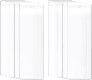 Amazon.com: 10 Pcs Clear Plastic Bookmark Sleeves Picture Strip Holder ...