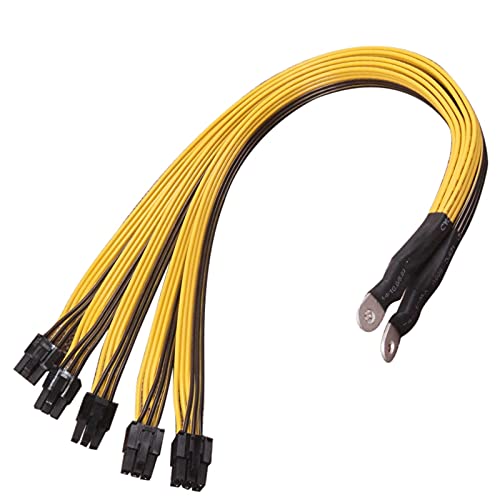 Karriter 5X PCI-E PCIE 6Pin GPU Graphics-Card Splitter Power Cable for ...