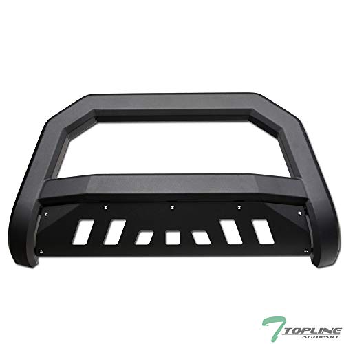 TLAPS Matte Black AVT Style Bull Bar Brush Push Front Bumper Grill ...