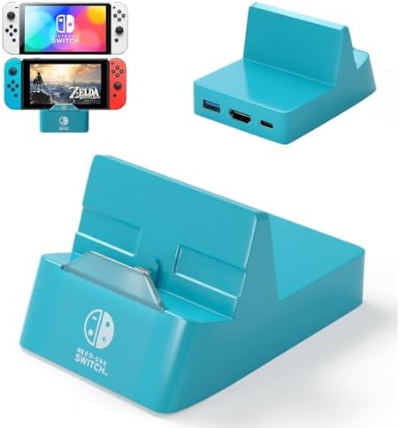 Amazon.com: Switch Dock Station,Replacement for Nintendo Switch Docking ...