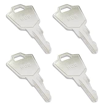 Amazon.com: 4X Electric Scooter Ignition Keys 606 Metal Ignition Key ...