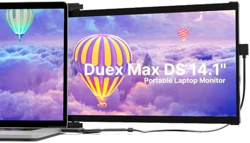 Duex Max DS 14.1 Inch FHD Portable Monitor USB Type-C/HDMI Plug and ...