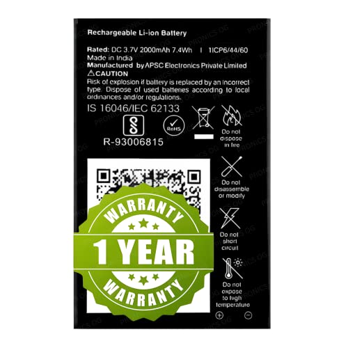 Pronics Original 2000 mAh Battery for Jio Phone (All Jio Keypad Phone ...