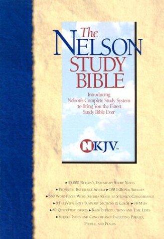 The Nelson Study Bible: Thomas Nelson Publishers: 9780785209546: Amazon ...
