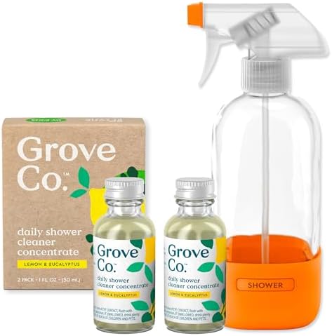 Amazon.com: Grove Co. Daily Shower Cleaner, Refill Concentrate (2 x 1 ...