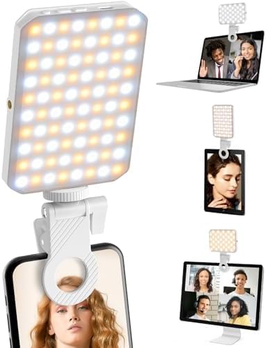 Amazon.com: Rechargeable Selfie Light & Phone Light Clip for iPhone ...